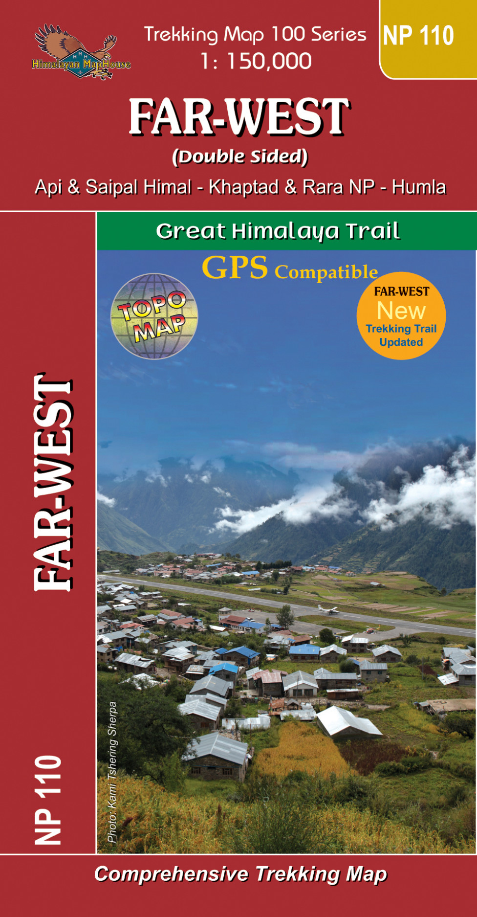 Great Himalayan Trail Maps 100 Series Far-West Double Sided NP 110