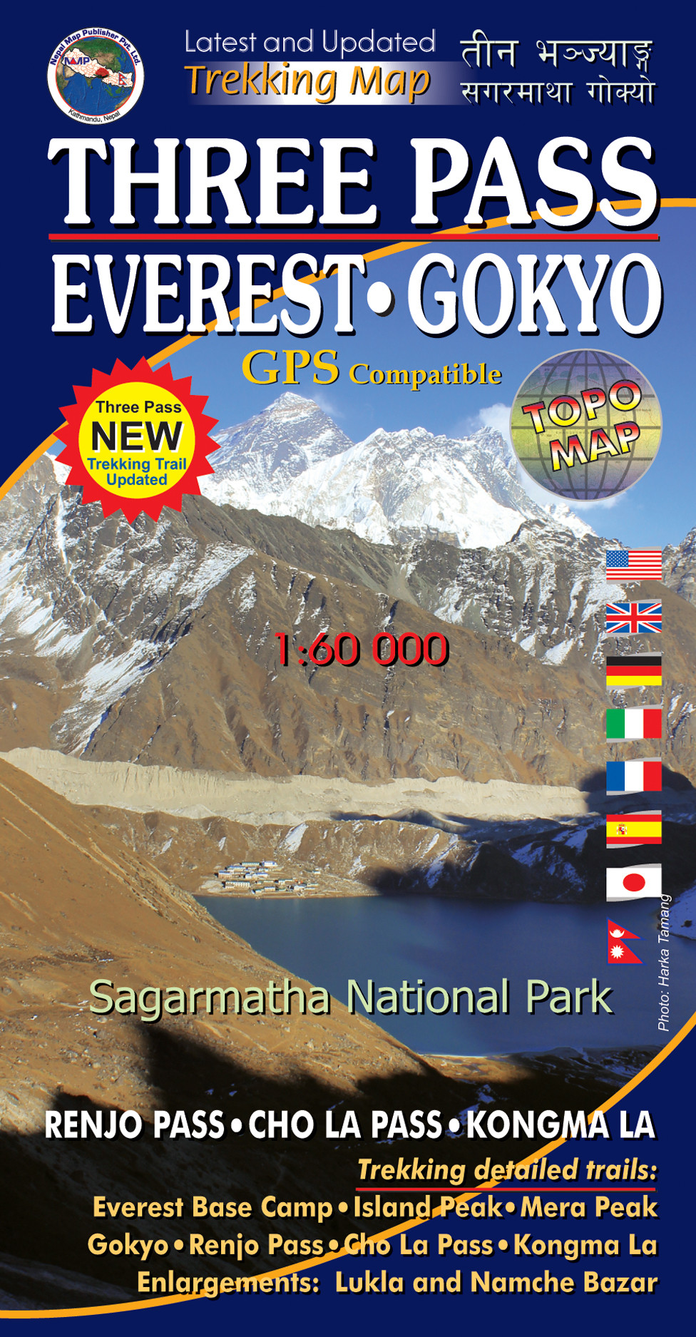 Three Pass Trekking Map